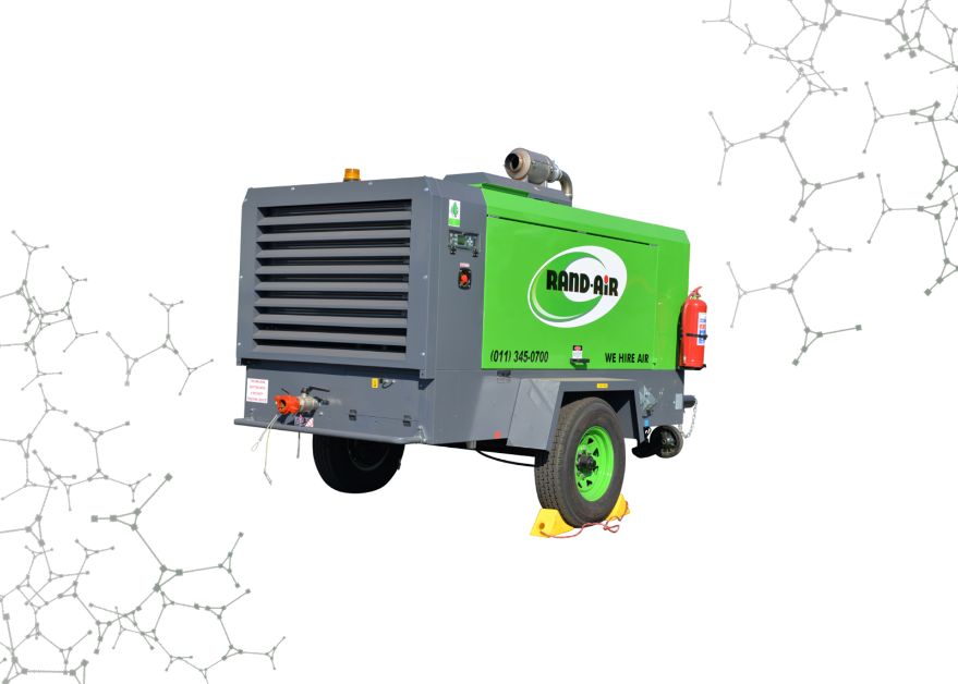 Diesel Compressor Medium Pressure Range Larger Than 400 CFM